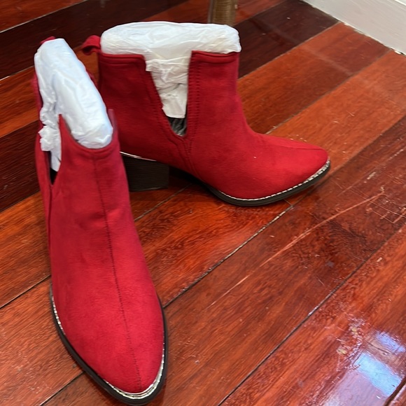 Journee Collection | Shoes | Journee Red Cowboy Boot | Poshmark